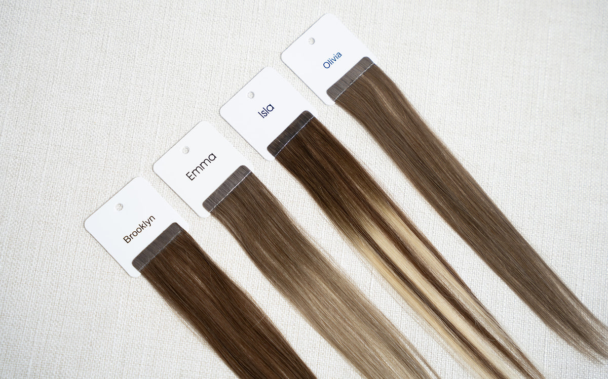 4 New Color Swatches (Brooklyn, Emma, Isla & Olivia) – Muse HairPro